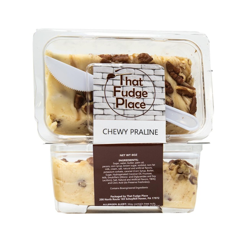 Chewy Praline Fudge 12/8Oz - That Fudge Place