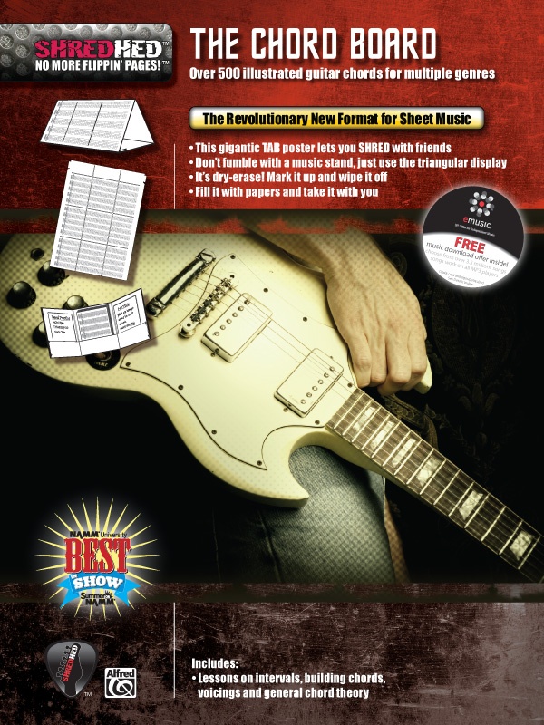 Buy The Chord Board Poster - 500+ Illustrated Guitar Chords Online