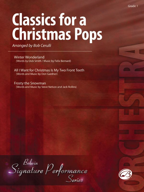 Buy Classics For A Christmas Pops Online - Level 1 Conductor Score & Parts
