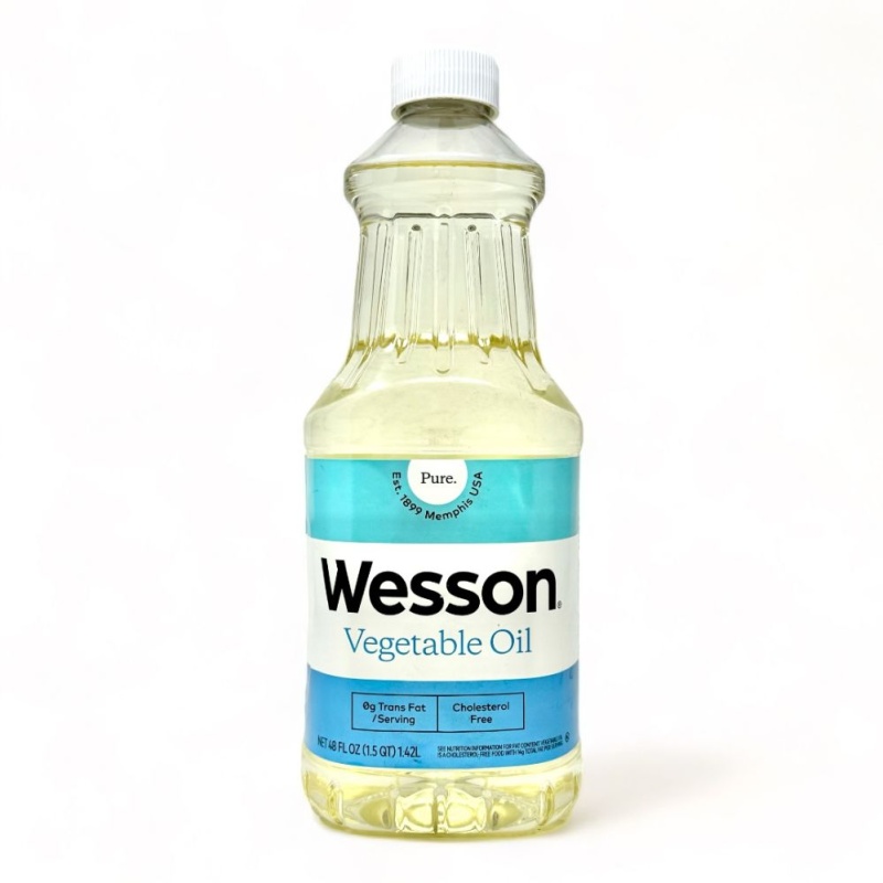 9 Pieces Wesson Vegetable Oil 48Oz - Food & Beverage