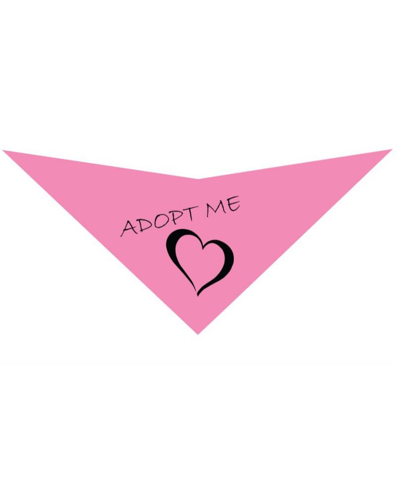 Buy Adopt Me Heart Doggie Bandana in Pink Online