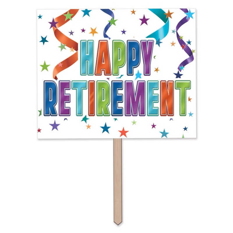 Buy Happy Retirement Yard Sign Online - Unique Retirement Gift Idea