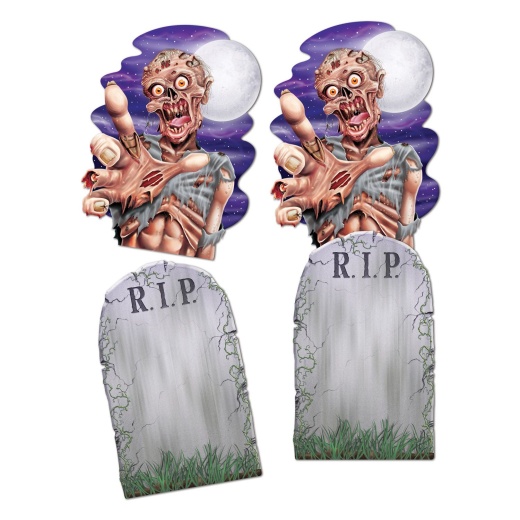 Buy Jumbo Tombstone & Zombie Cutouts Online for a Spine-Tingling ...
