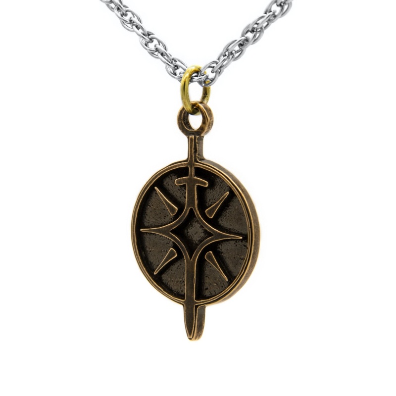 Buy Stormlight Archive Symbol Necklace - Bronze Online - Badali Jewelry