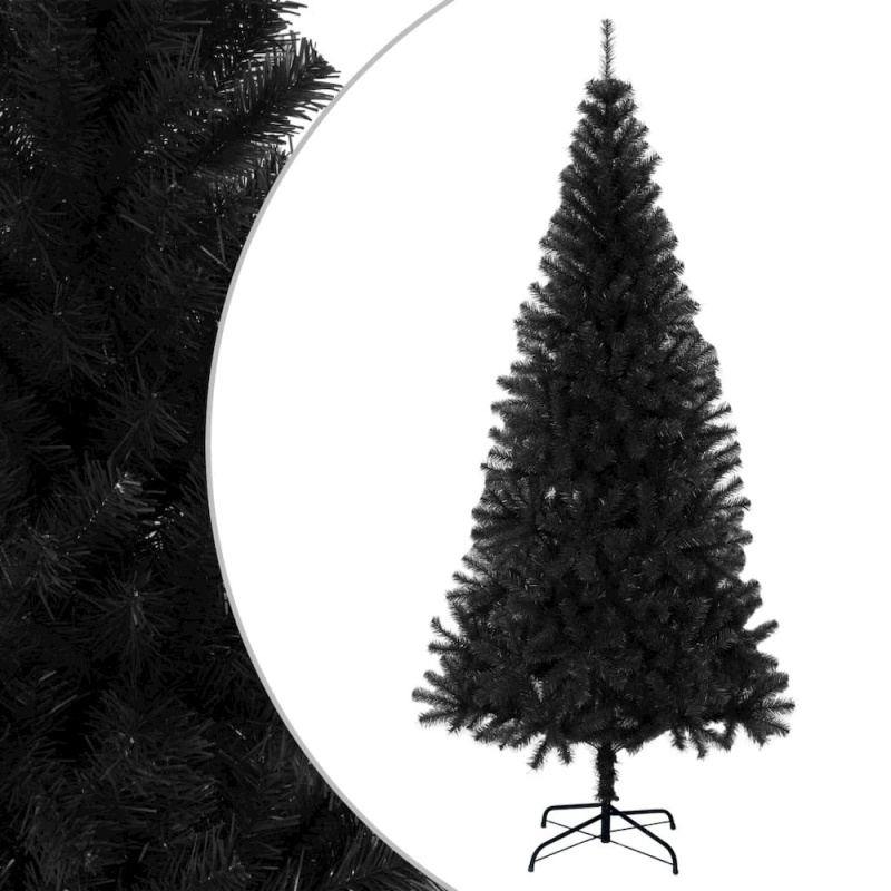 Buy Vidaxl Artificial Christmas Tree with Stand Online - 94.5" Black PVC