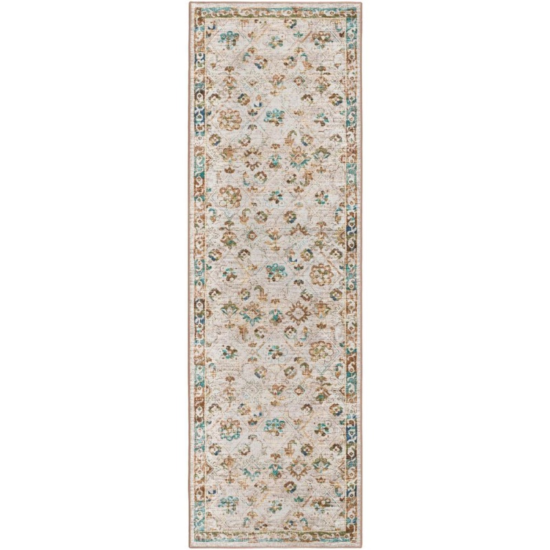 Jericho JC8 Parchment 2'6" x 12' Runner Rug - Buy Online