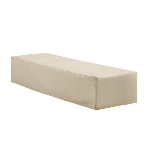 Crosley Furniture Outdoor Chaise Lounge Furniture Cover in Tan - New ...