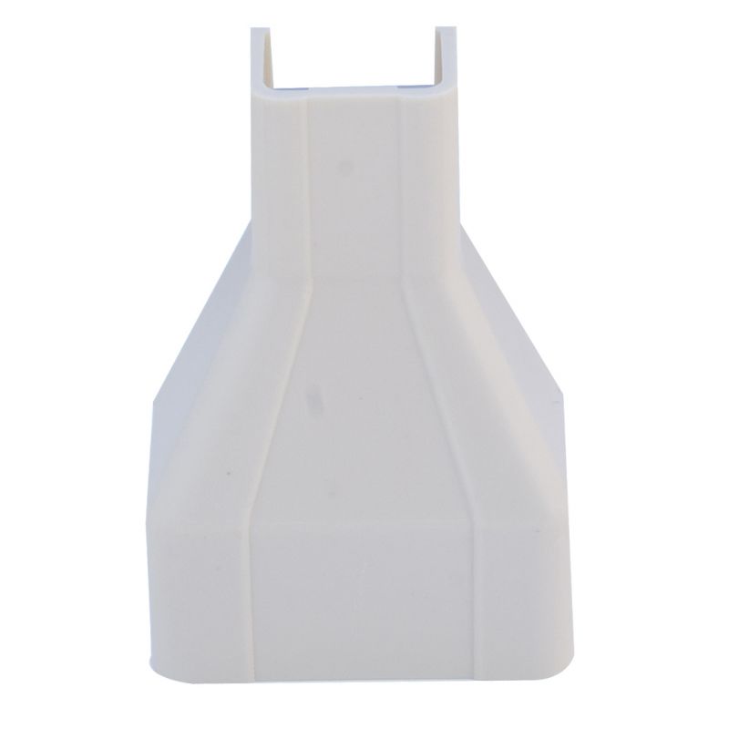 Buy 3/4 to 1.25 In Surface Mount Cable Raceway Reducer Online - Ivory