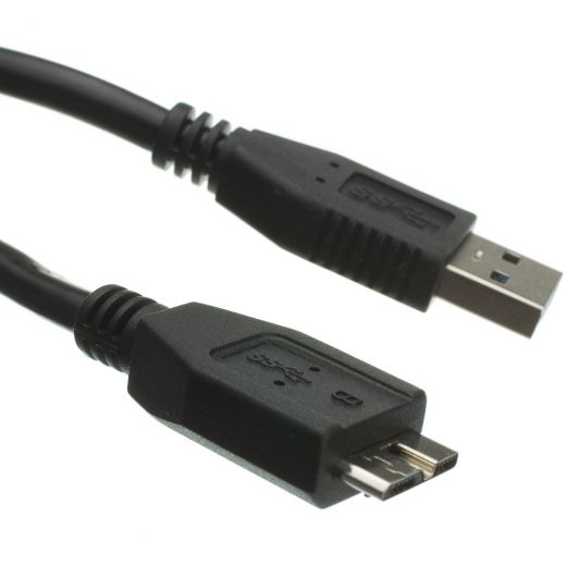 Buy 3Ft Black Micro USB 3.0 Cable, Type A To Micro Type B Online