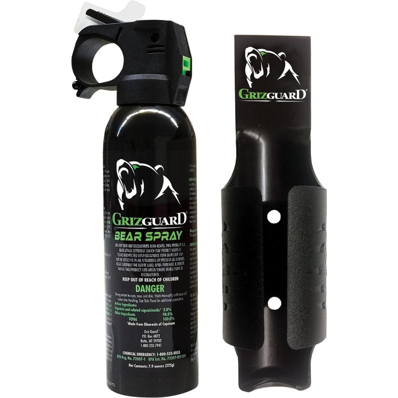 Griz Guard Bear Spray Fogger 7.9 Oz W/Holster