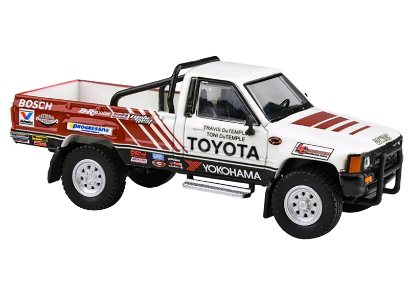 1985 Toyota Hilux Single Cab Pickup Truck "Class 7S Racing" White With ...
