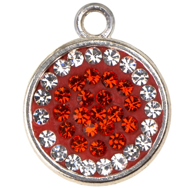 Buy Game Time Bling Circular Dangle - Light Siam/Crystal (Red/Crystal ...