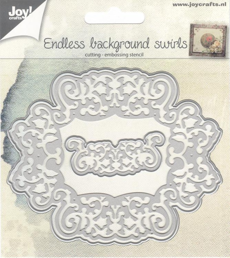 Joy Crafts Cutting Die - Endless Background with Swirls - Frame Die ...