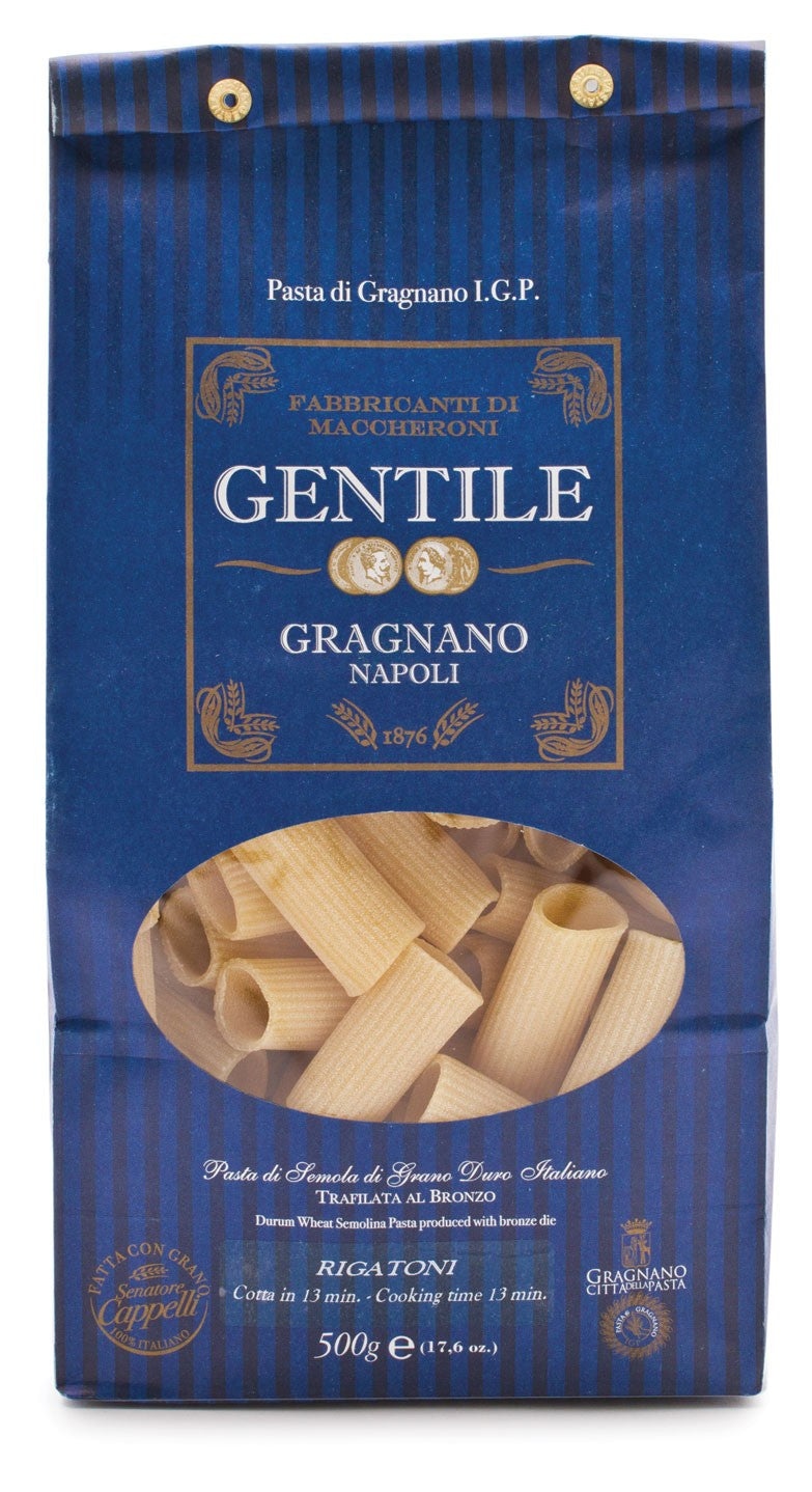 Buy Gentile Artisanal Rigatoni Pasta Di Gragnano Online