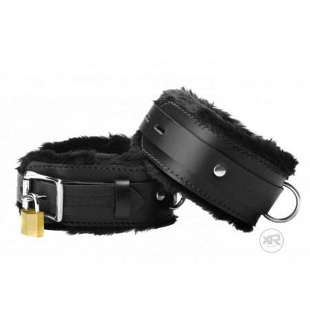 Strict Leather Premium Fur Lined Locking Restraints