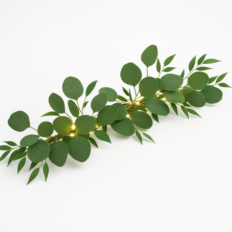 Elegant 6-Foot Light-Up Garland For Weddings & Events