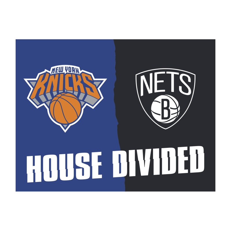 Buy New York Knicks / Brooklyn Nets House Divided Mat Online