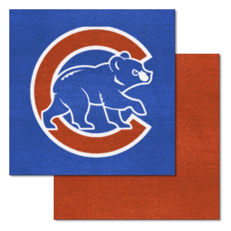 Chicago Cubs Team Carpet Tiles