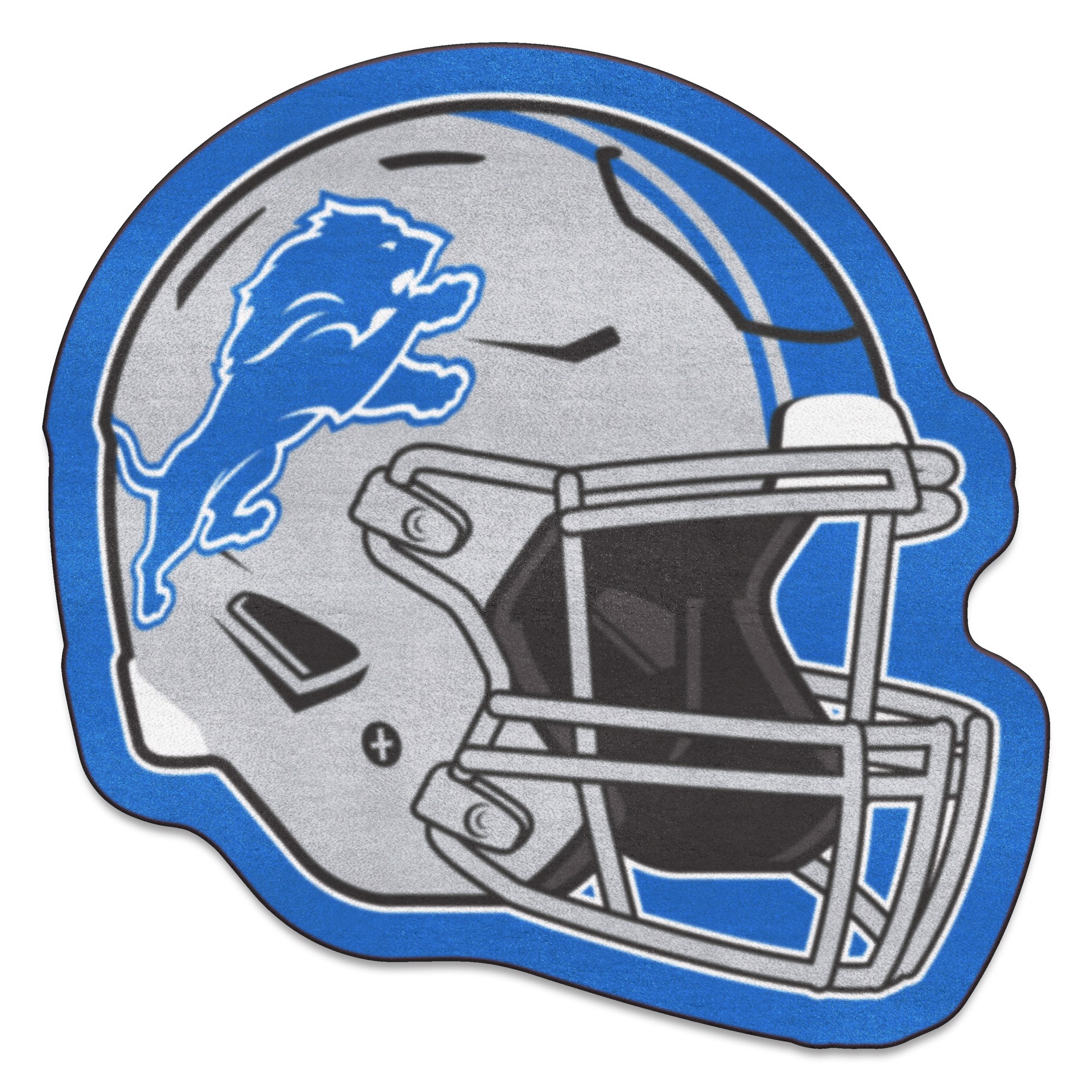 Detroit Lions Mascot Mat - Helmet