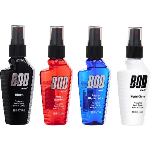 Buy Bod Man Variety by Parfums De Coeur 4 Pak Online - Fragrance Body ...
