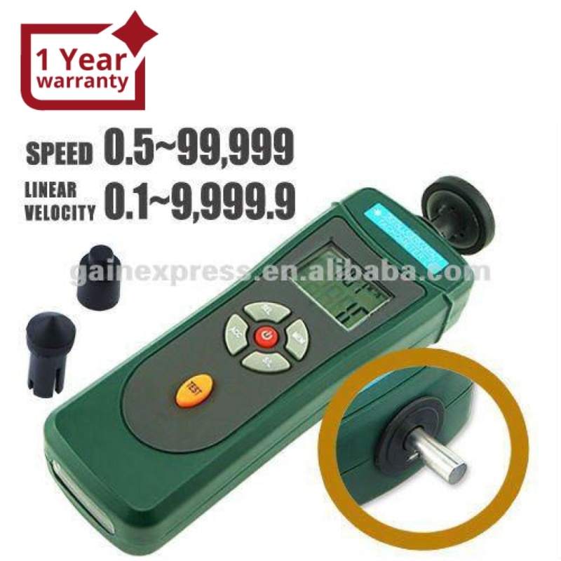 Digital Contact & Laser Tachometer Rpm Counter