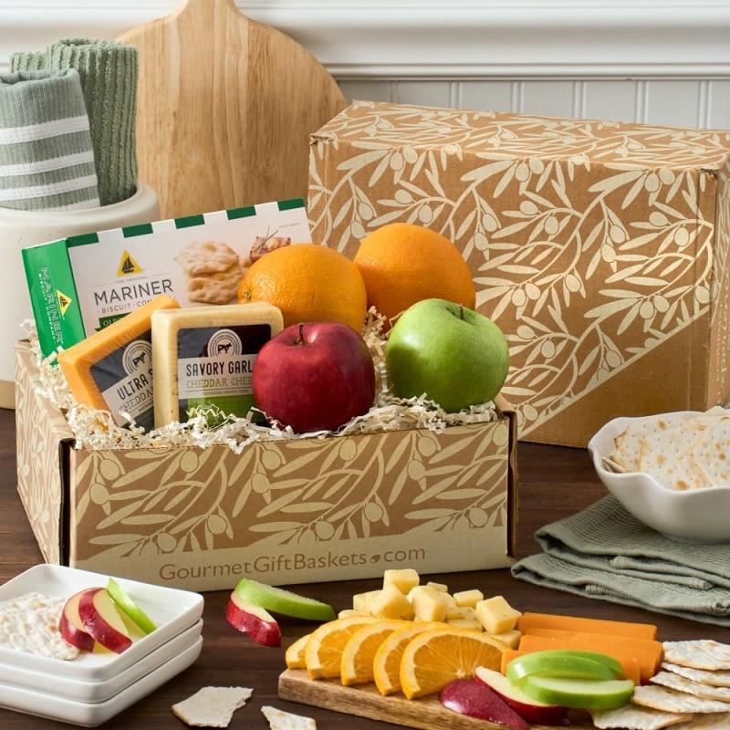 Buy Local Harvest Fruit Gift Box Online - Fresh Fruits and Gourmet Treats
