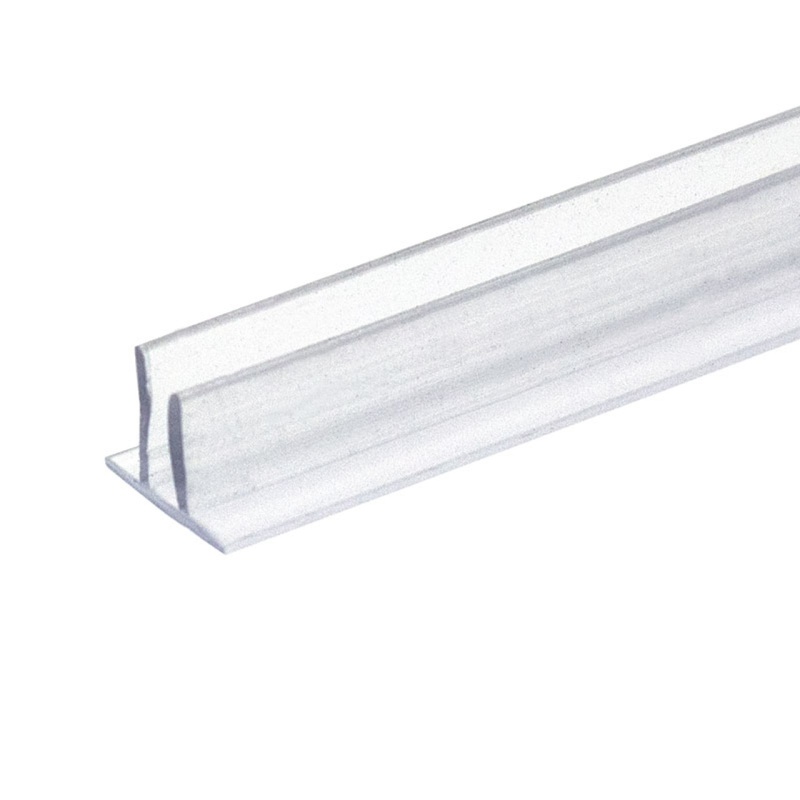 Fhc Clear Vinyl Double Fin Seal 5/16" Maximum Gap With Pre-Applied Tape ...