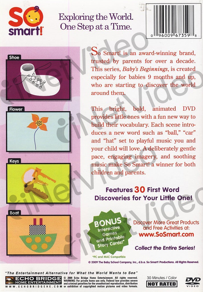 So Smart! Baby's Beginnings - First Words