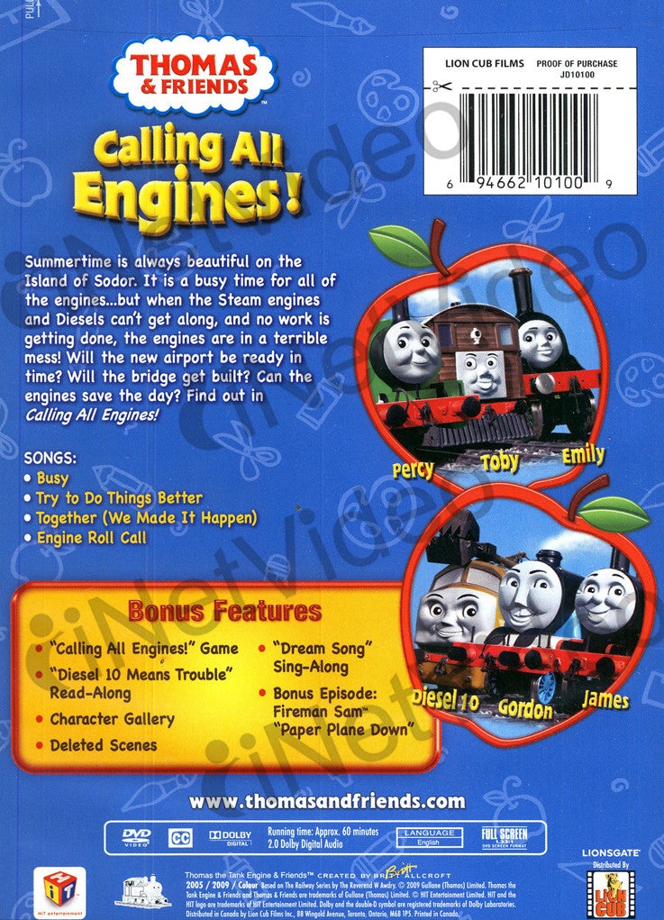 Thomas And Friends - Calling All Engines! (60 Minutes)