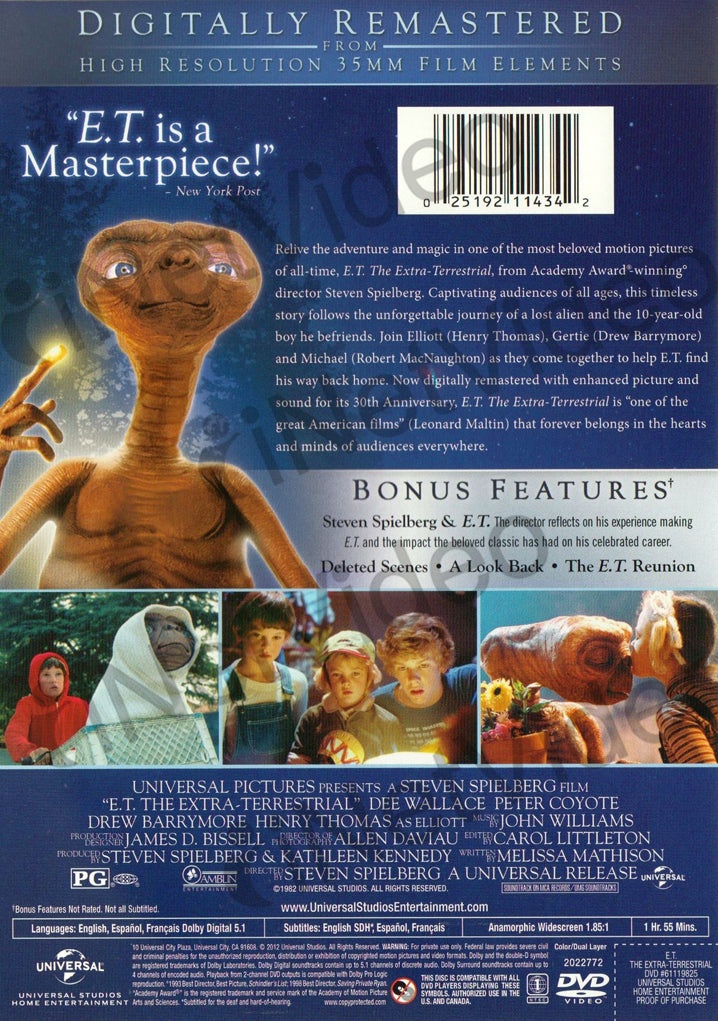 E.T. The Extra-Terrestrial (Anniversary Edition)
