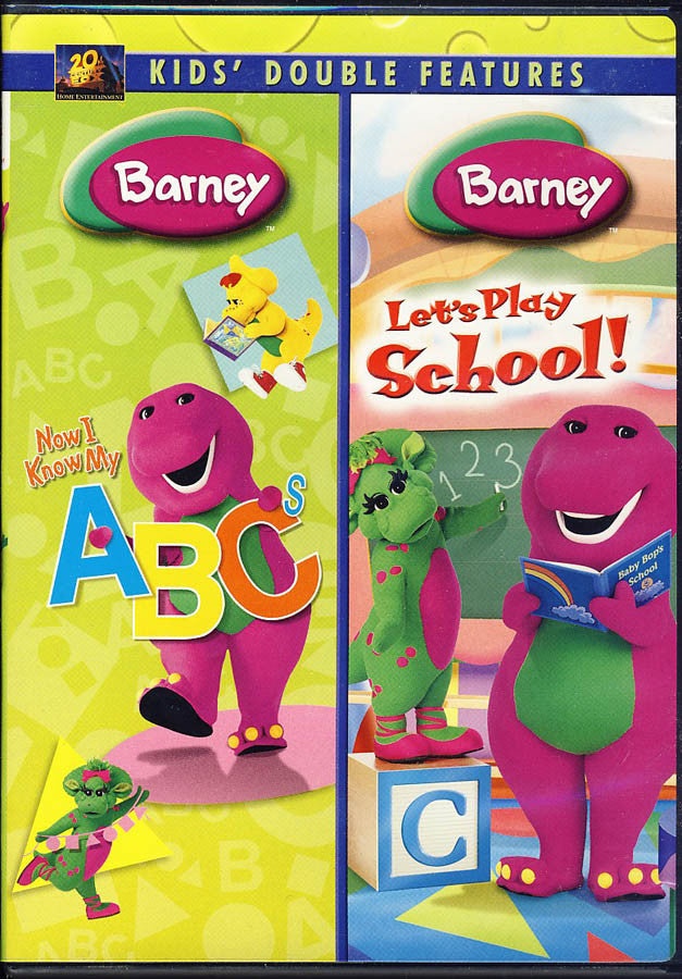 Buy Barney Double Feature DVD Online - Now I Know My ABCs/Let's Play School