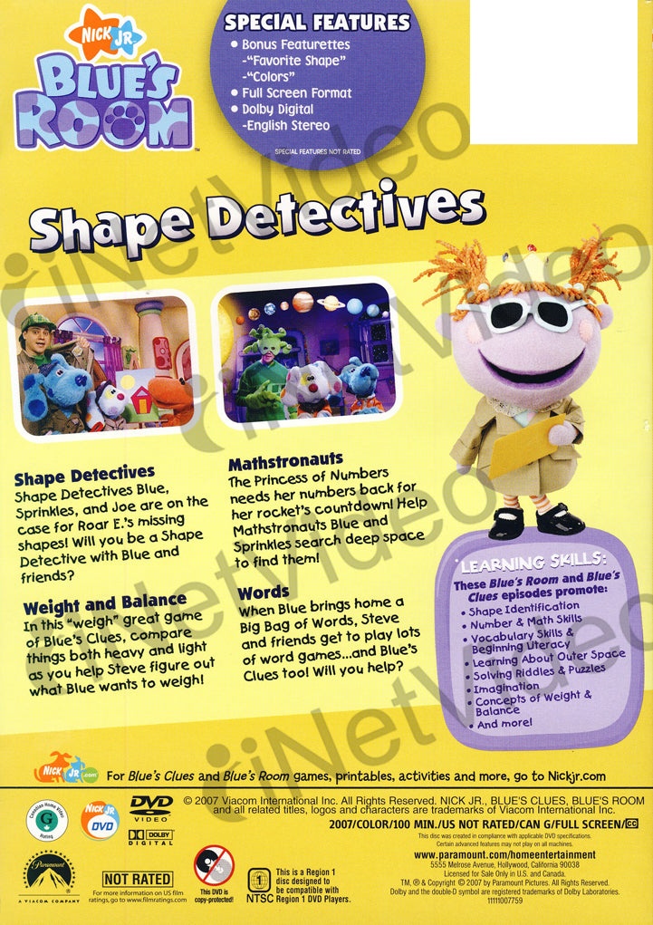Blue's Room - Shape Detectives