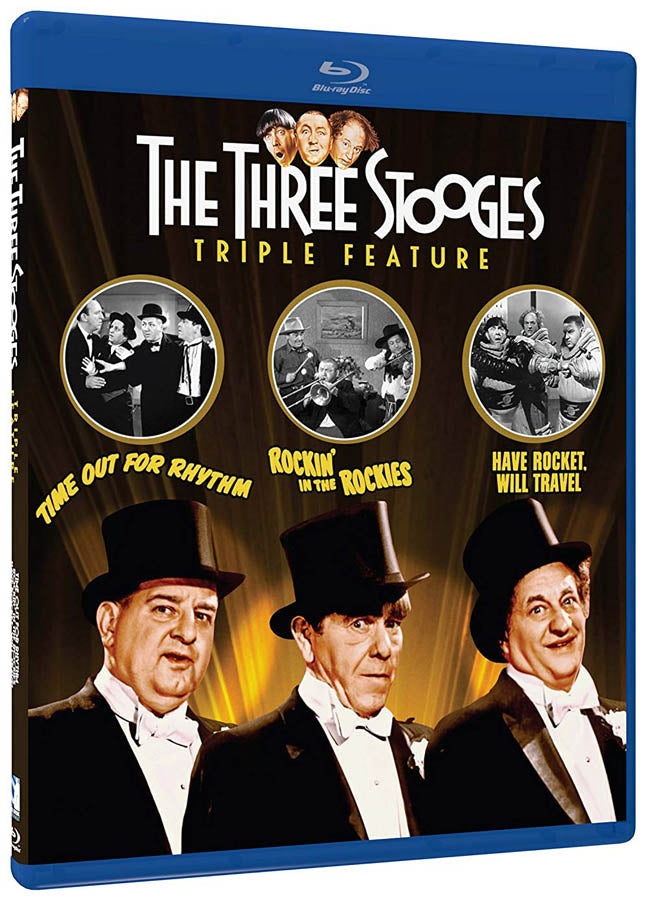 Buy The Three Stooges Blu-Ray Triple Feature Online: Time Out For Rhythm, Rockin In The Rockies ...