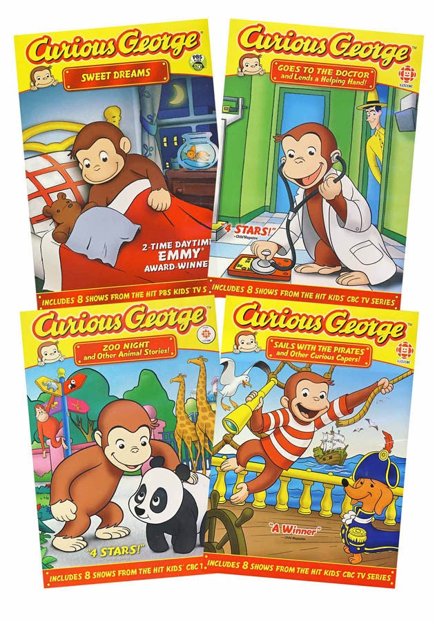 Buy Curious George Collection Boxset: Sweet Dreams, Goes To The Doctor ...