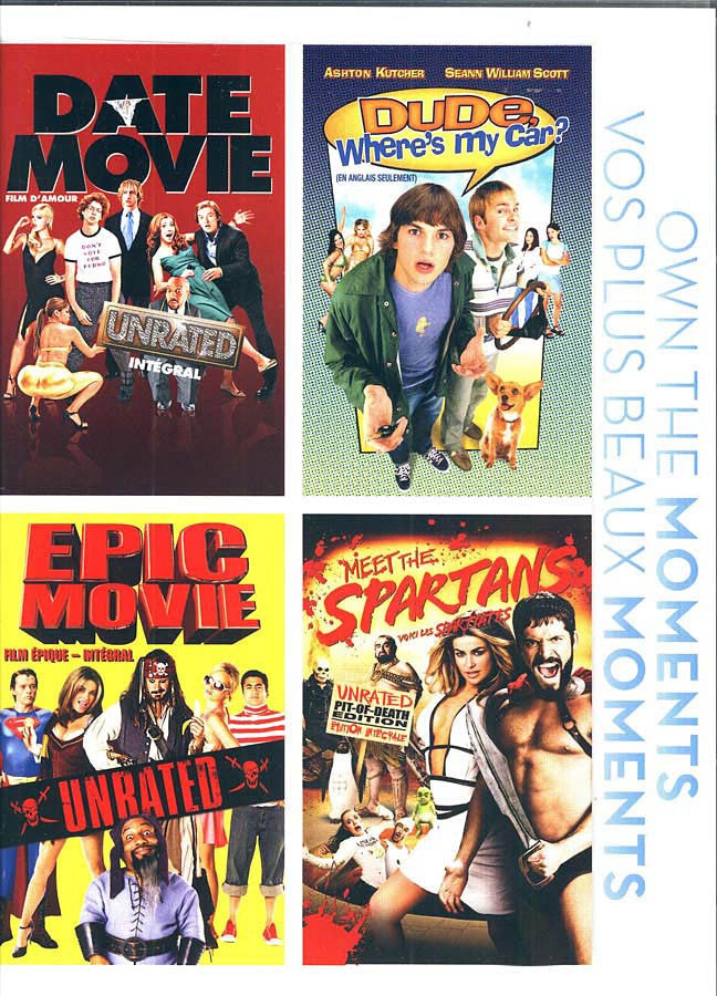 Buy Date Movie /Dude, Where's My Car?/Epic Movie /Meet The Spartans ...