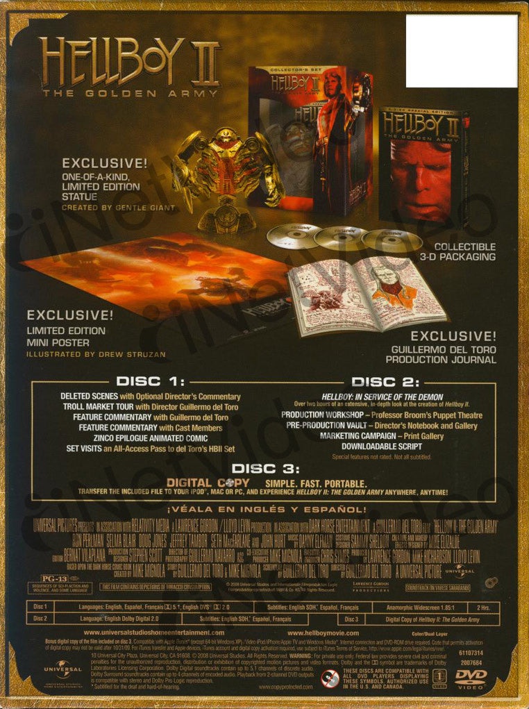 Hellboy Ii (2) - The Golden Army (Collector's Set) (Boxset)