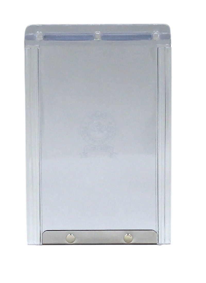 Clear Vinyl Round Logo Replacement Flap (Flap Bar And Screws Included)