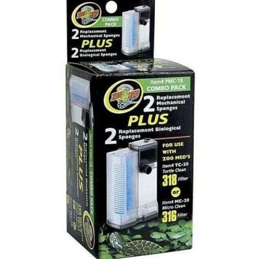 Zoo Med Replacement Mechanical & Biological Filter Sponge Foam Pad