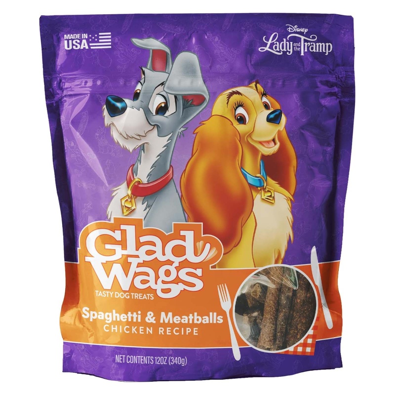 Disney Glad Wags Dog Treats - Chicken, Beef, Turkey & Pork Homestyle ...