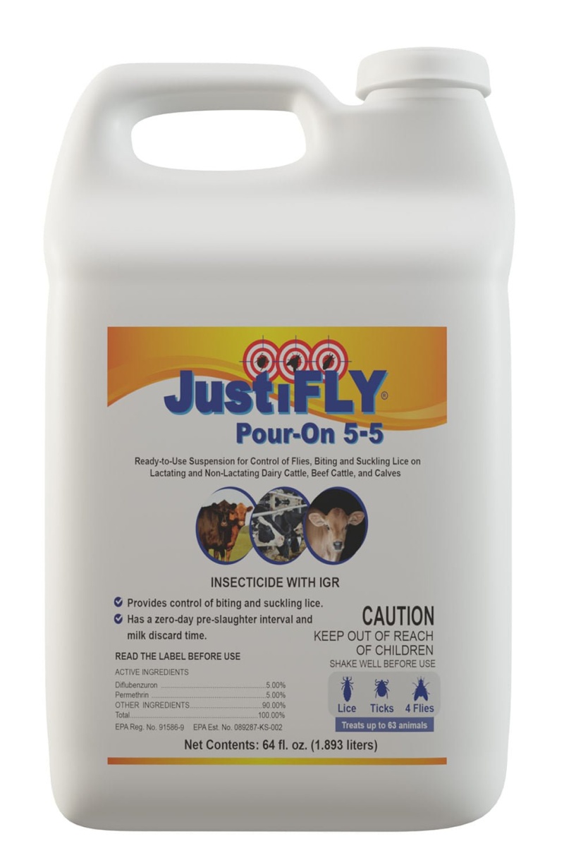 Justifly Pour-On 5/5 Suspension For Cattle – Ready-To-Use Pour-On ...