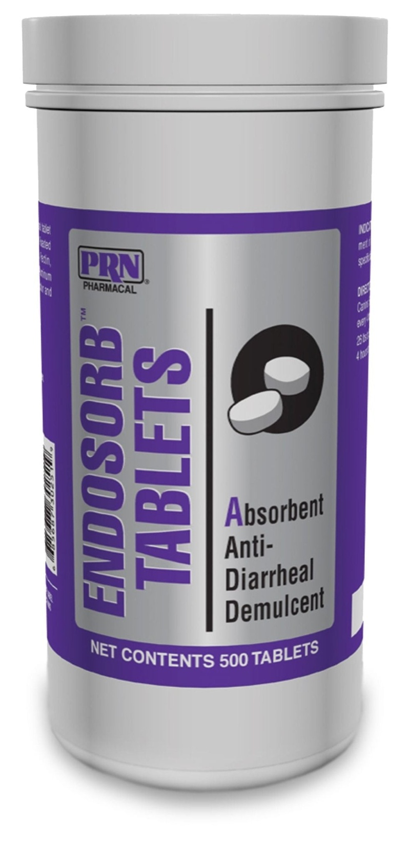 Endosorb Tablets, 500 Ct - Diarrhea Relief For Pets - 500 Ct