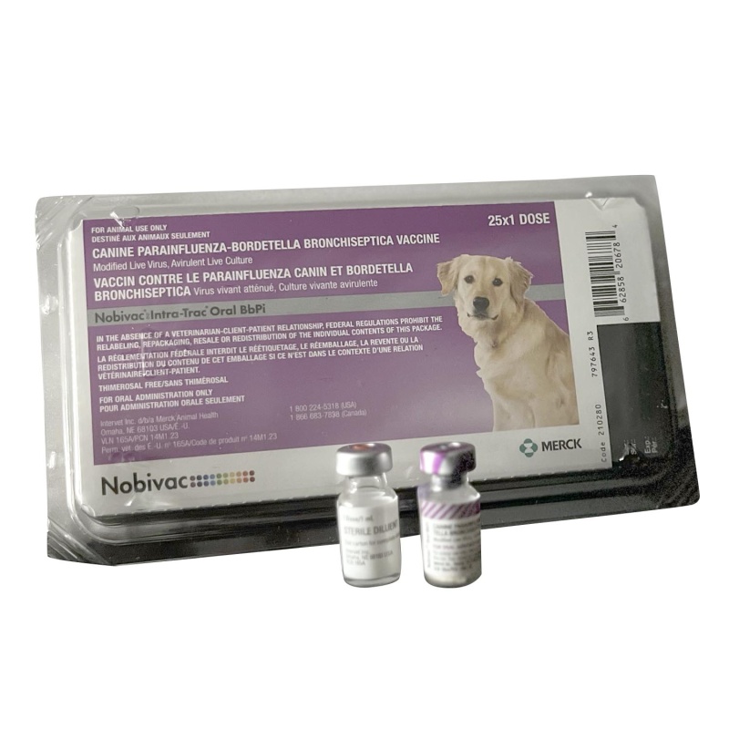 Nobivac Intra-Trac Oral Bbpi Dog Vaccine (25 X 1Ml) - 25 X 1 Dose