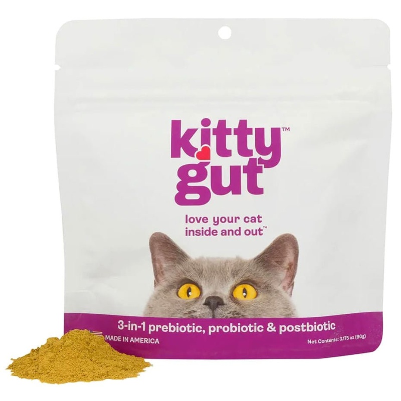 Buy Kitty Gut Online - Natural 3-in-1 Gut Health Supplement for Cats