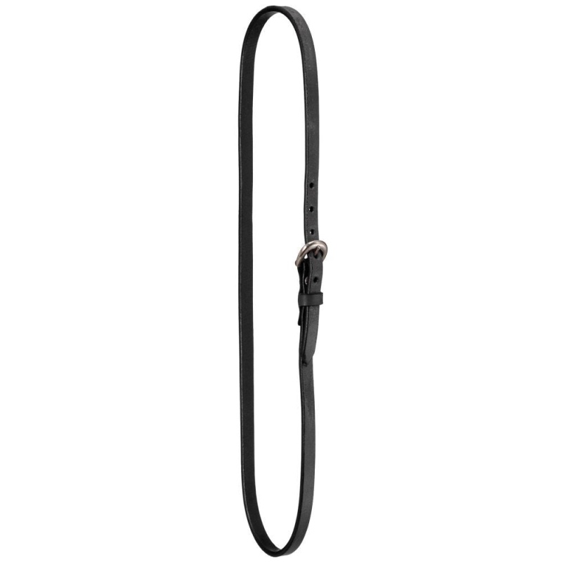 Replacement Leather Throat Strap For Western Headstall, Dark Oil - Brown