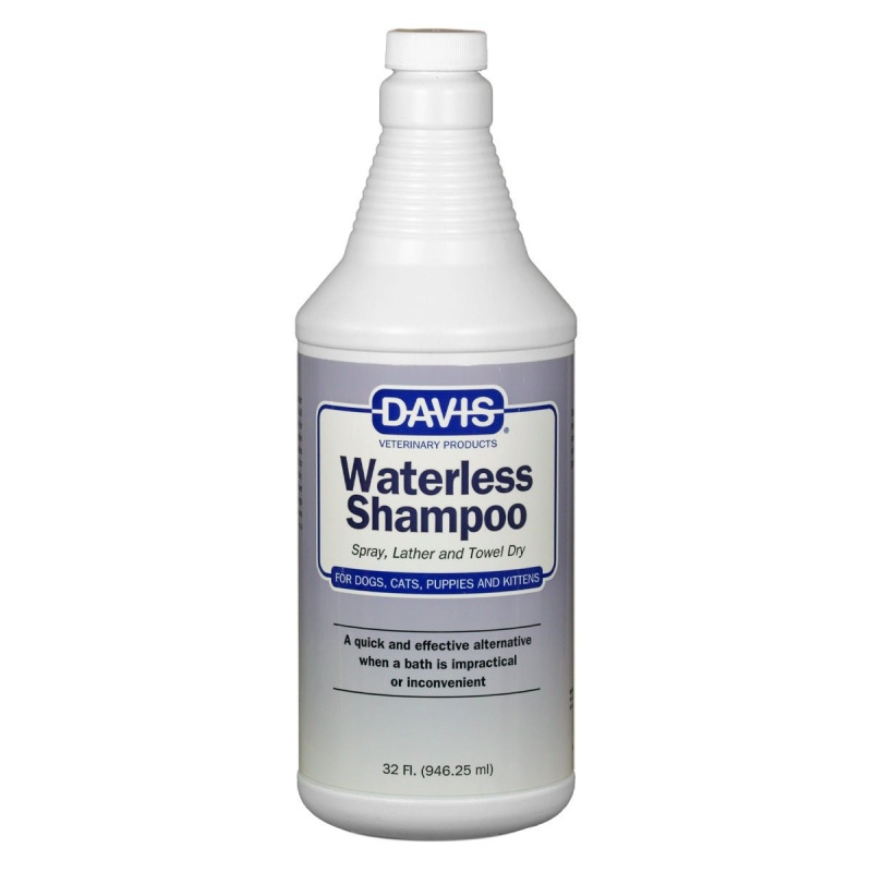 Davis Waterless Shampoo With Trigger Sprayer For Dogs, Cats, Puppies ...