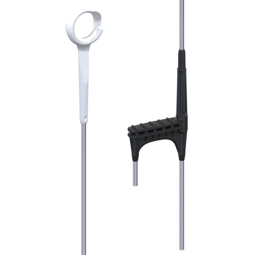 Heavy-Duty Ring Top Electric Fence Post – 33.5"L, 850Mm Ring Top, 7Mm ...