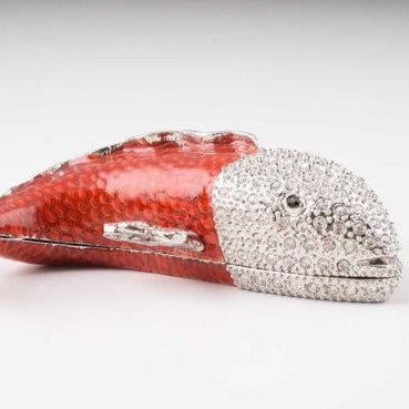 Buy Red & Silver Fish Trinket Box Online - Handcrafted Jewelry Box by ...