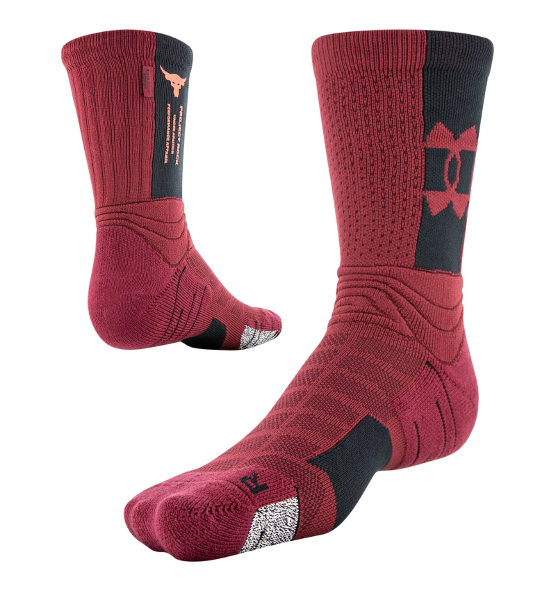 Unisex Ua Playmaker Project Rock Crew Socks Unisex Ua Playmaker Project Rock Crew Socks