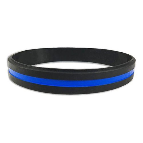 Color: Thin Blue Line, Size: 8", Logo: Regular