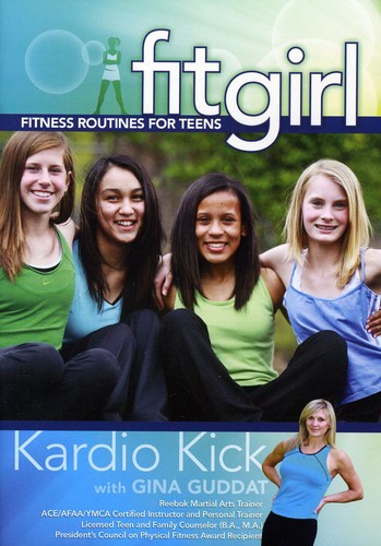 FITGIRL: KARDIO KICK WITH GINA GUDDAT DVD FITNESS
